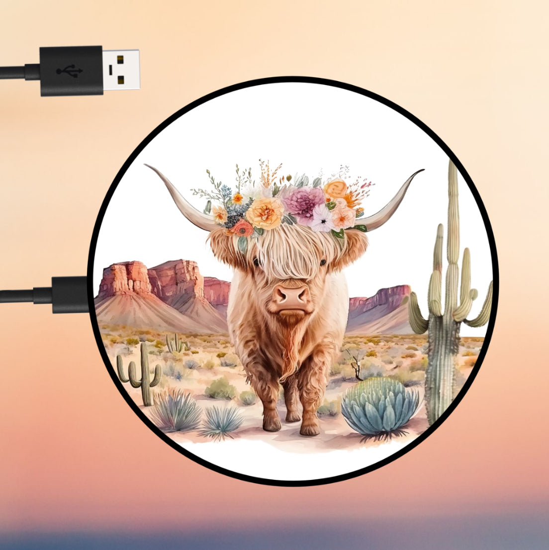 Wireless Phone Charger - Design 124 – Little Farmhouse Designs